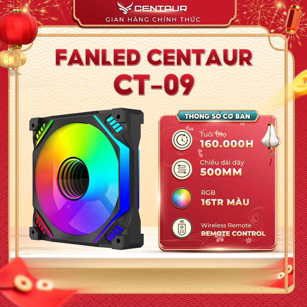Combo 4 Fan Led Centaur TF-CT09 | Centaur Việt Nam | Shopee Việt Nam