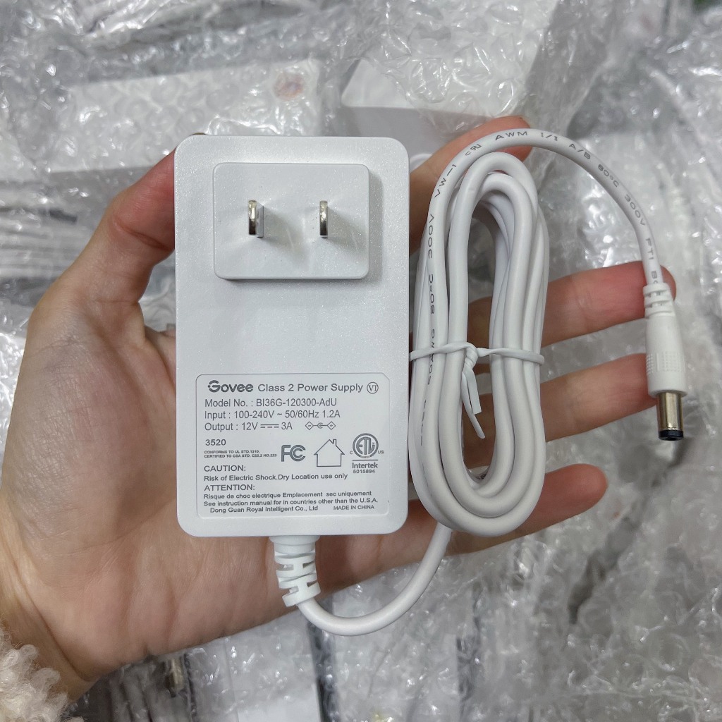 Adapter Nguồn 12V-3A GOVEE Dùng Cho Wifi - Màn Hình - Đầu Ghi Camera ...