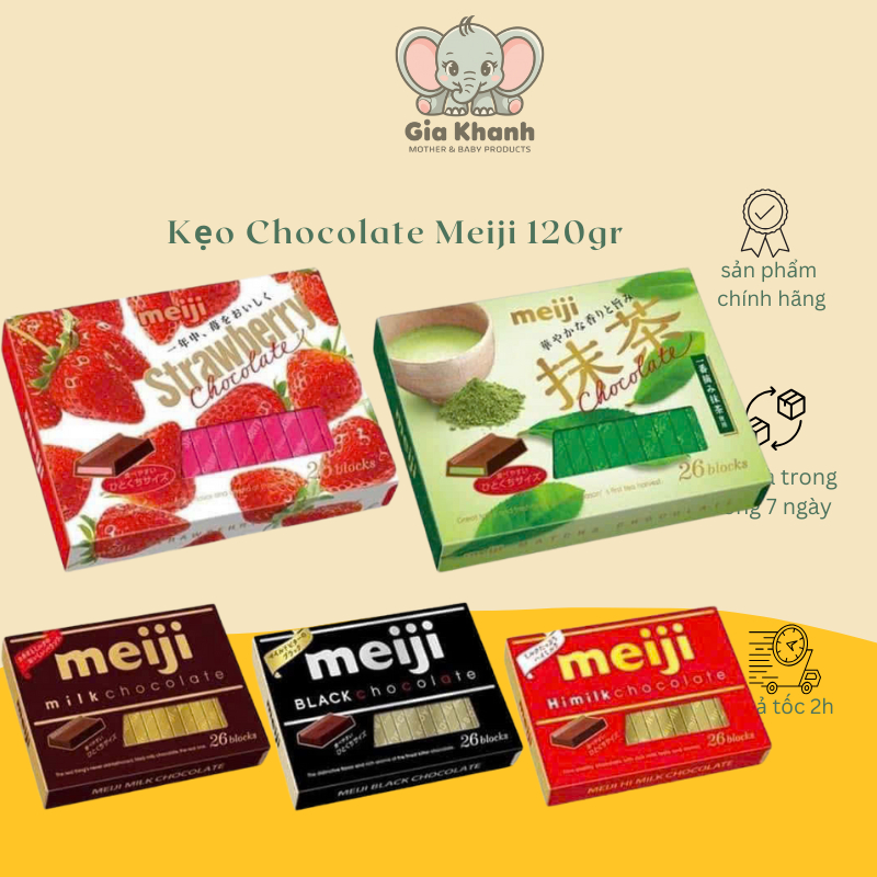 Socola Meiji Hộp 120G Nhật Bản | Shopee Việt Nam