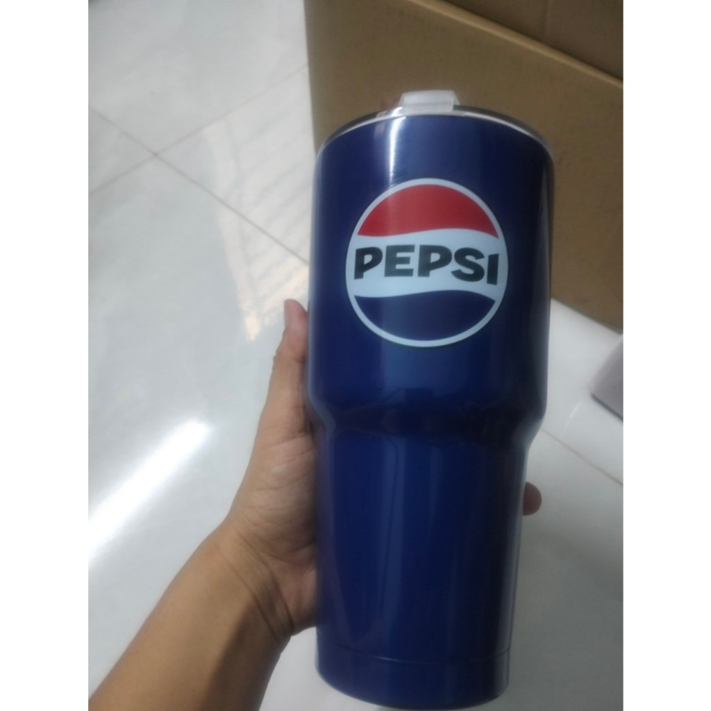Ly giữ nhiệt Pepsi 900ml - kèm ống hút inox | Shopee Việt Nam