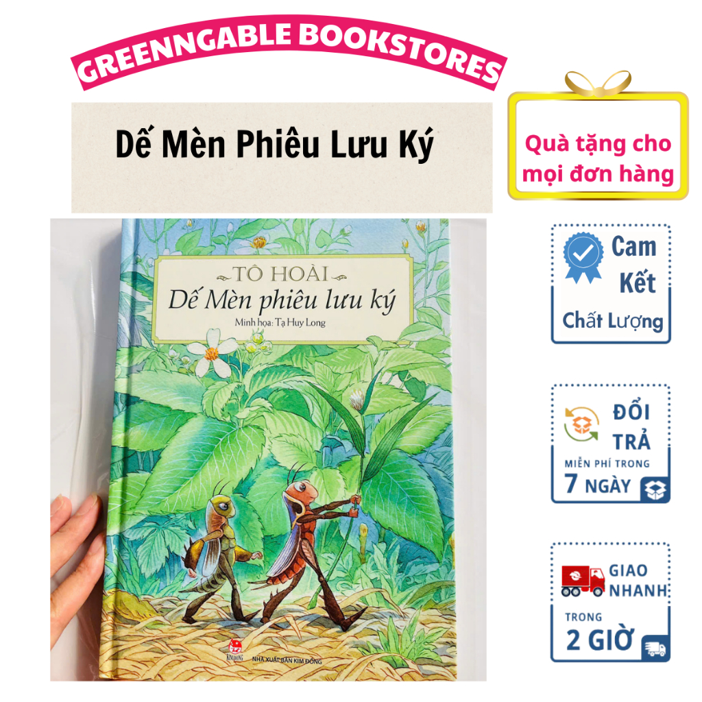Sách-Dế mèn phiêu lưu ký bìa cứng -Kim Đồng | Shopee Việt Nam