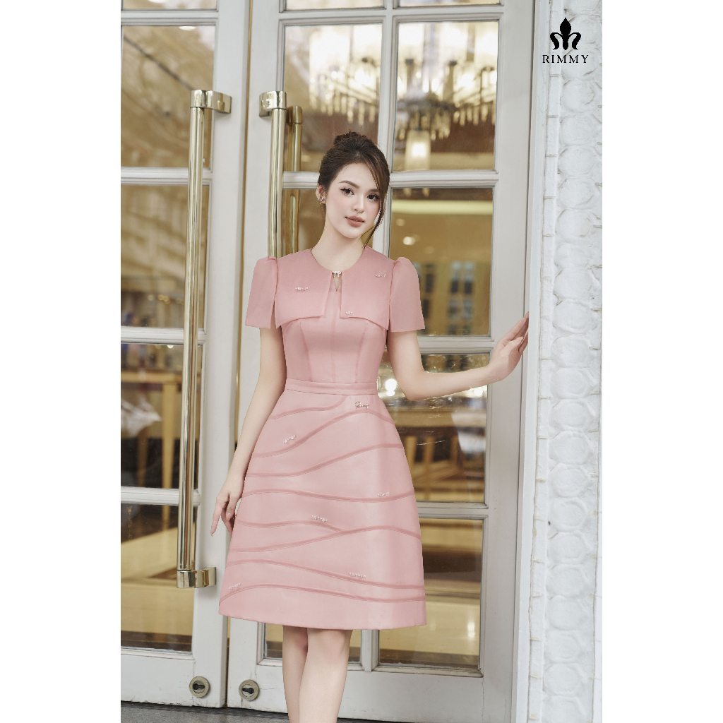RIMMY - MARINA Dress Đầm đi tiệc thanh lịch, dịu dàng chất vải Taffta ...
