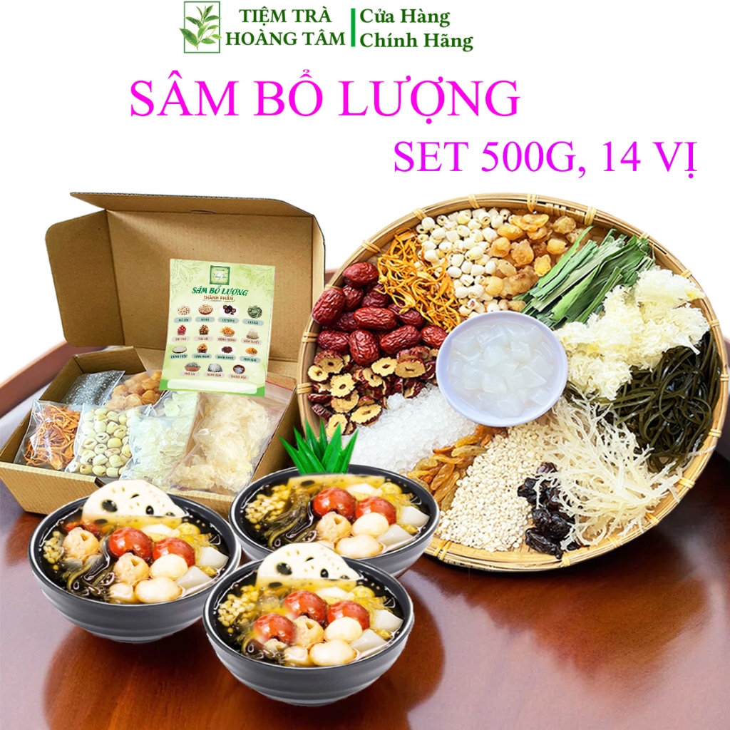 Chè Sâm Bổ Lượng - Set 500 Gram - Đầy đủ 14 vị, sản phẩm chính hãng ...