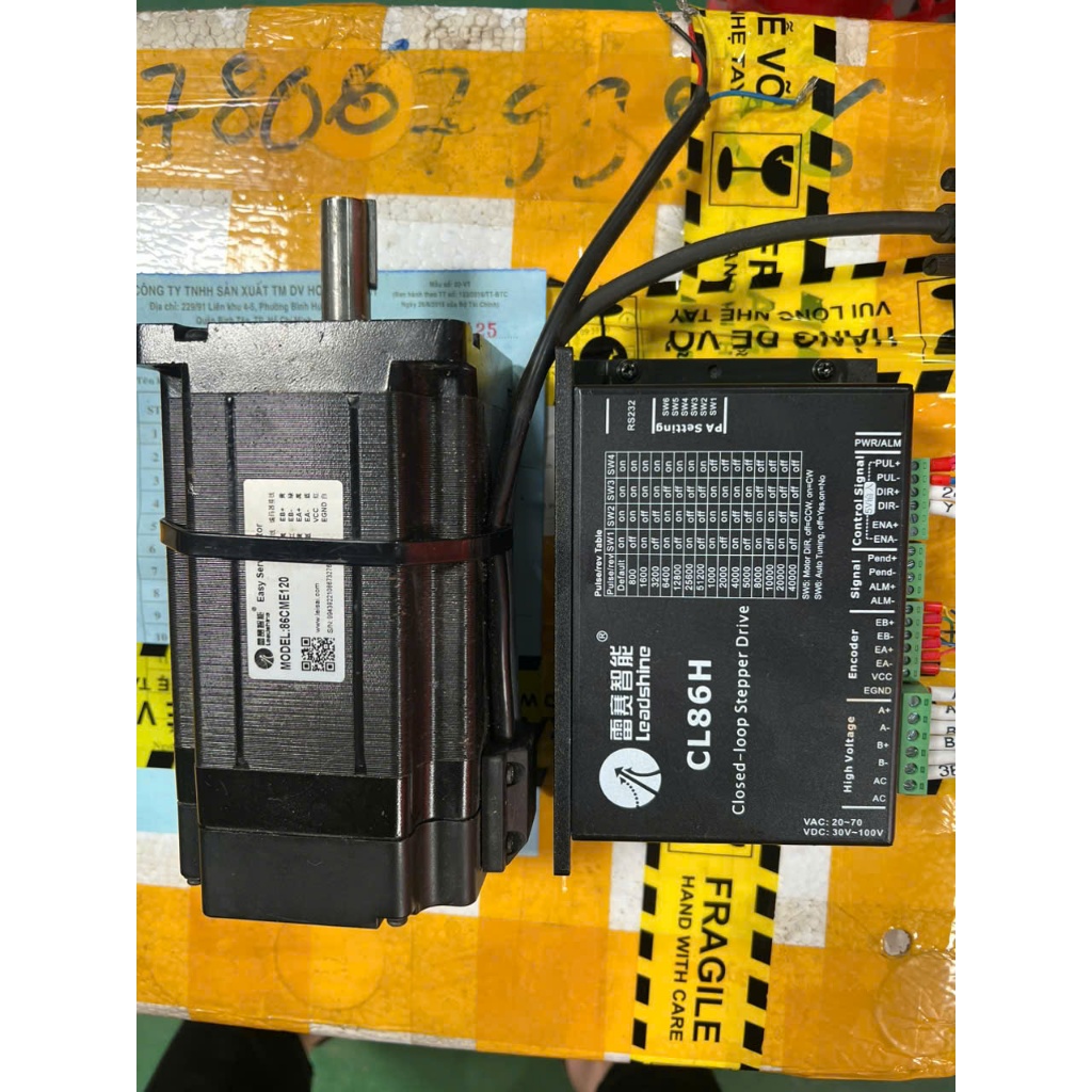 Combo Động cơ + Driver CL86 Leadshine hàng tháo máy - Shop tự động hóa ...