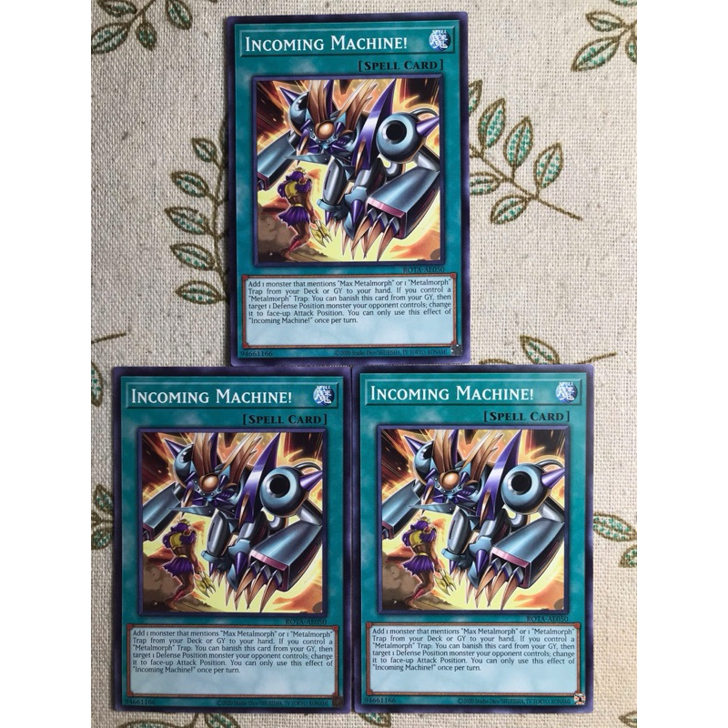 [LiLy_Yugioh] Lá bài Rota-AE050 Incoming Machine! (N) | Shopee Việt Nam