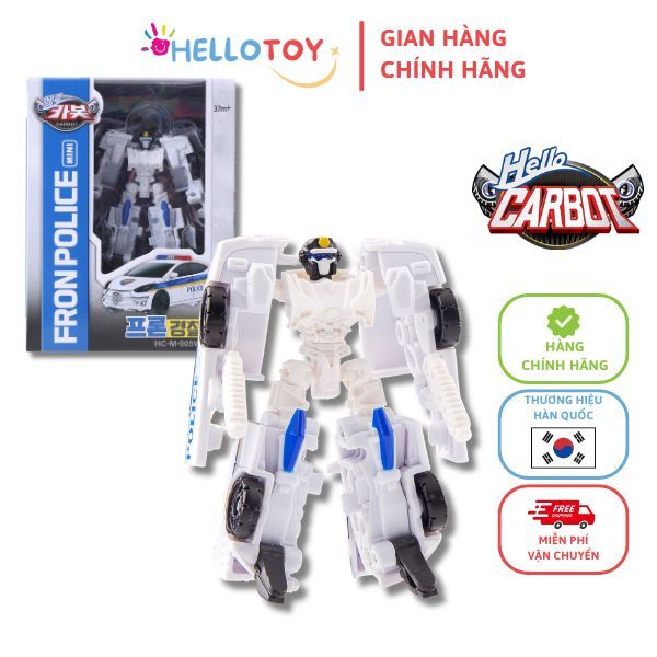 Đồ Chơi Mô Hình Lắp Ráp Xe Hơi Biến Hình HELLO CARBOT Mini Fron Police ...
