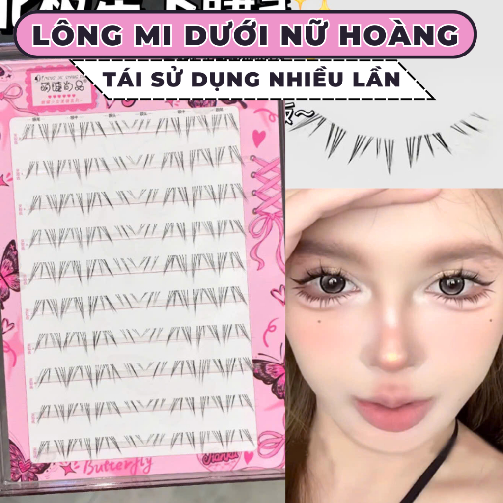 Lông Mi Dưới Tự Nhiên Tái Sử Dụng Nhiều Lần | Shopee Việt Nam