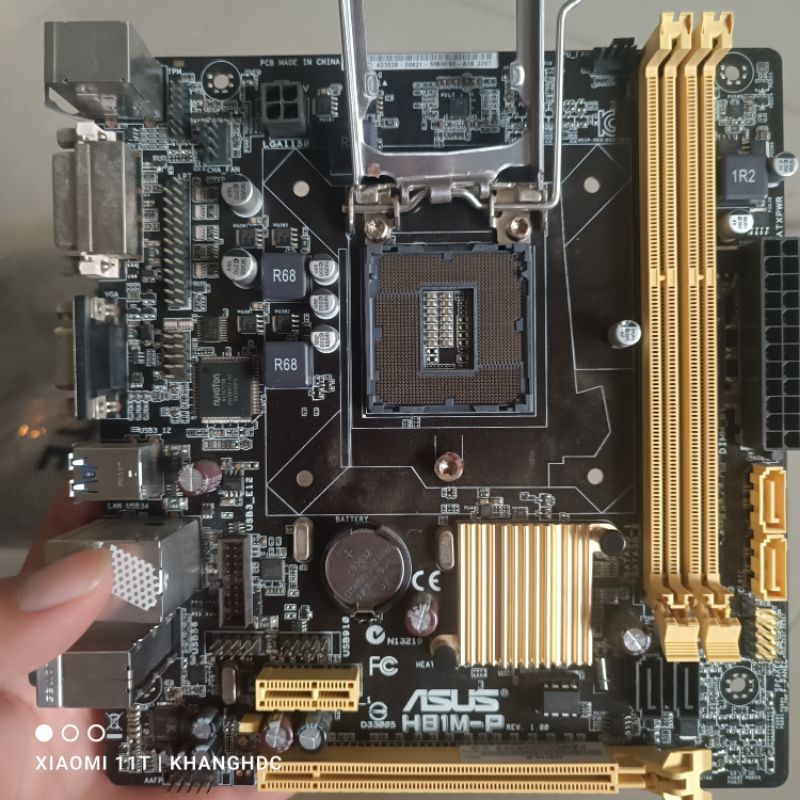 H81 MÃ H81M P ASUS MAINBOARD MÁY VI TÍNH [KHÔNG KÈM THEO MIẾNG SẮT FE CHẶN] | Shopee Việt Nam
