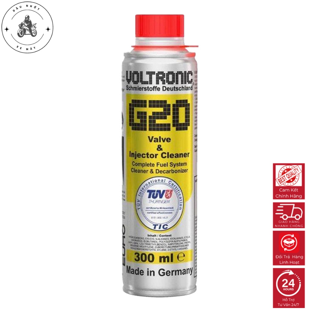 Phụ gia Vệ Sinh Kim Phun Voltronic G20 Valve and Injector Cleaner 300ml | Shopee Việt Nam