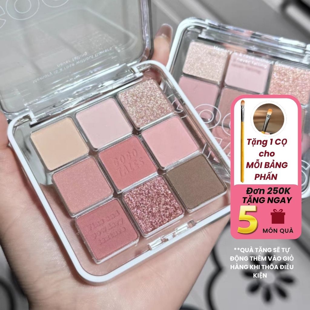 Bảng Phấn Mắt 9 Ô GOGO TALES Lovely Dream GT659 - GogoTales | Shopee ...