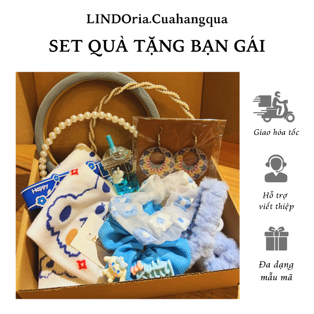 LINDOria Set Quà Xinh Xắn, Quà tặng Sinh Nhật, Valentine, 8/3, 20/10 ...