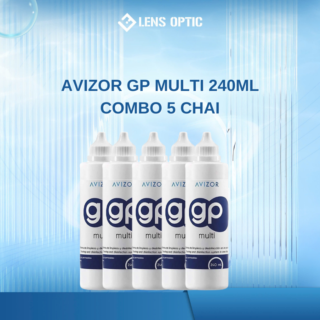 Dung dịch ngâm rửa lens cứng Avizor GP Multi 240ml (5 CHAI) - Nước ngâm ...
