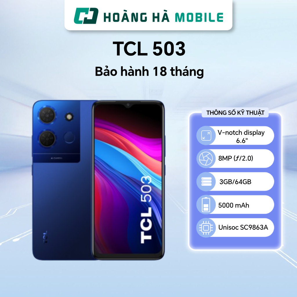 Điện thoại di động TCL 503 3GB/64GB - Chính hãng (Nguyên Seal Chưa Active) | Shopee Việt Nam
