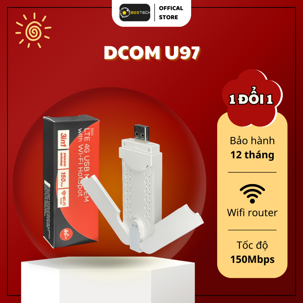 Wifi, Bộ Phát Sóng Wifi Từ Sim 4G USB Phát Wifi 4G LTE Từ Sim 4G Dcom ...