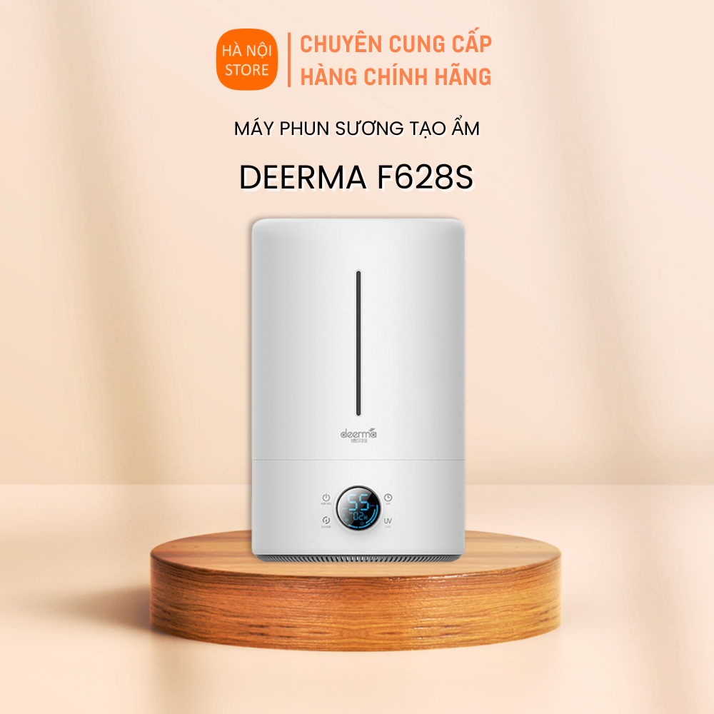Máy phun sương tạo ẩm Deerma F628S dung tích 5 lít, có cảm ứng, đèn UV diệt khuẩn, 3 mức độ phun ...