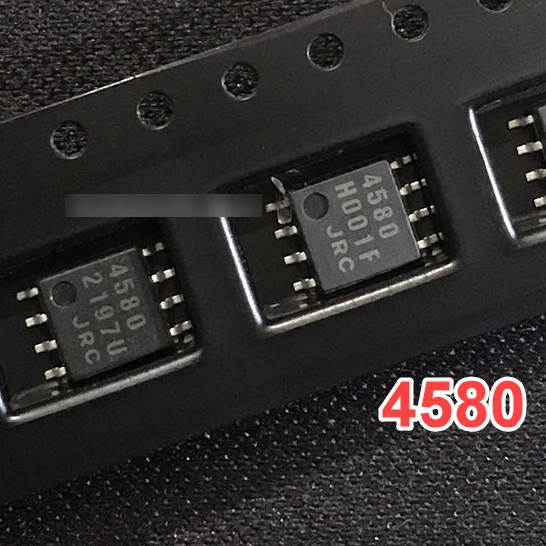 Túi 5 con IC khuếch đại âm thanh 4580 linh kiện NJM4580M JRC4580 Sop-8 ...