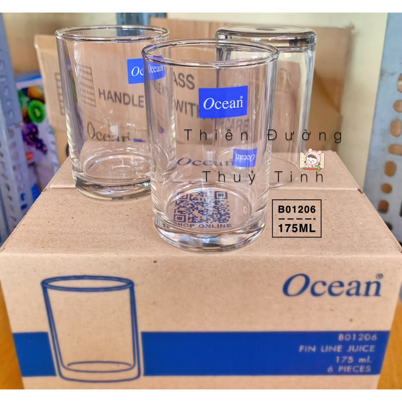 Ly thuỷ tinh Ocean 175ml mỏng nhẹ ( B01206 ) | Shopee Việt Nam