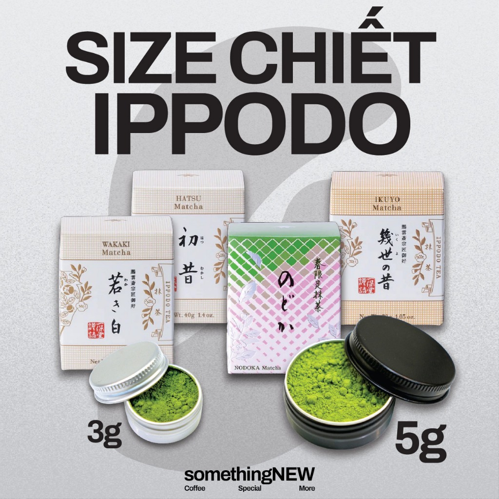 Bột Matcha từ nhà Ippodo đến từ Nhật Bản (chiết 3g, 5g) - Có sẵn giao ...