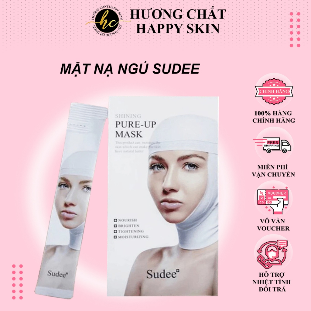 Mặt Nạ Ngủ Sudee Shining Pure-up Mask Giúp Cho Làn Da Trắng Sáng Và Mịn ...