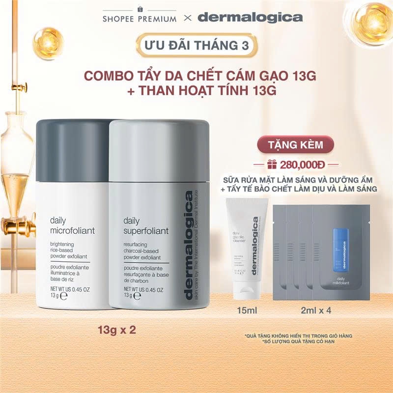 Combo Tẩy da chết cám gạo 13g + Tẩy da chết than hoạt tính 13g | Shopee ...