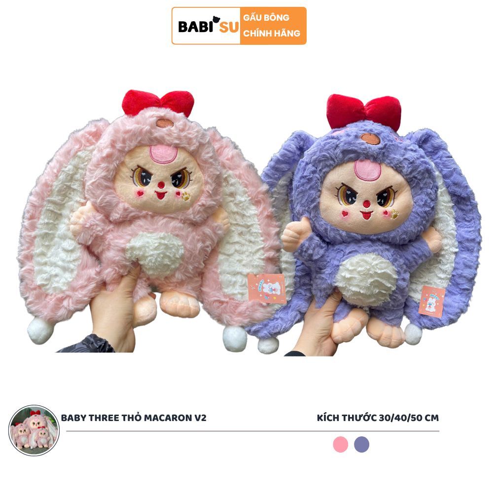 [ BẢN GIỚI HẠN ] Gấu bông baby three thỏ macaron v2,baby three thỏ trở ...