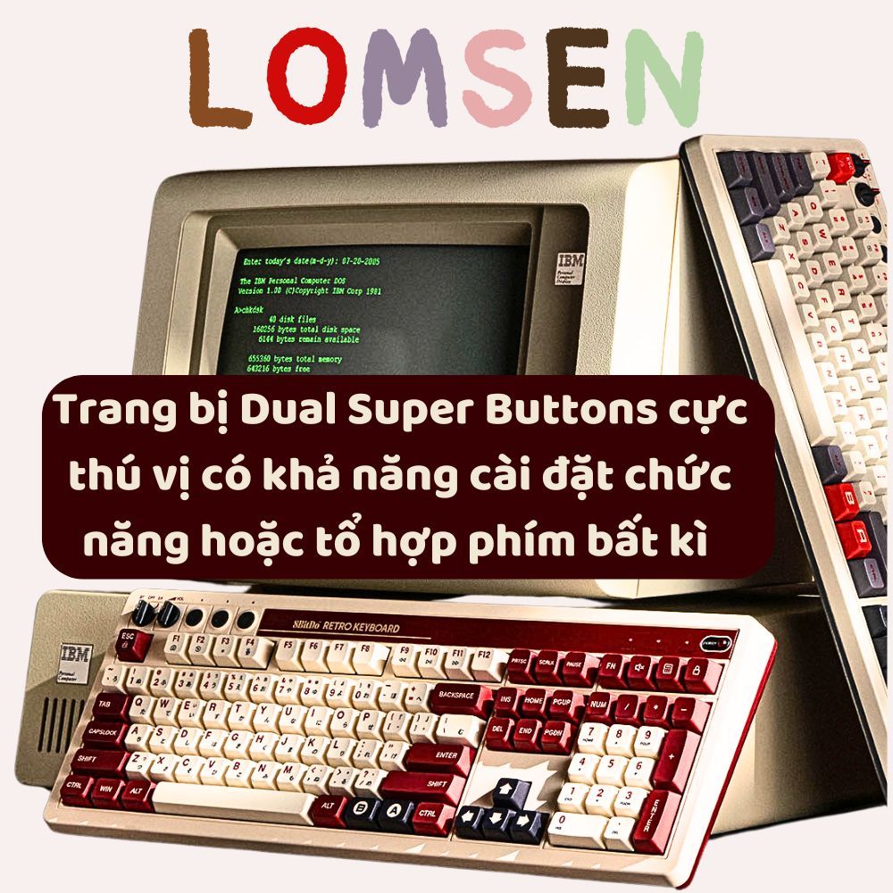 Bàn Phím Cơ 8BitDo 108Fami Retro Mechanical Keyboard có Bluetooth/2.4G ...