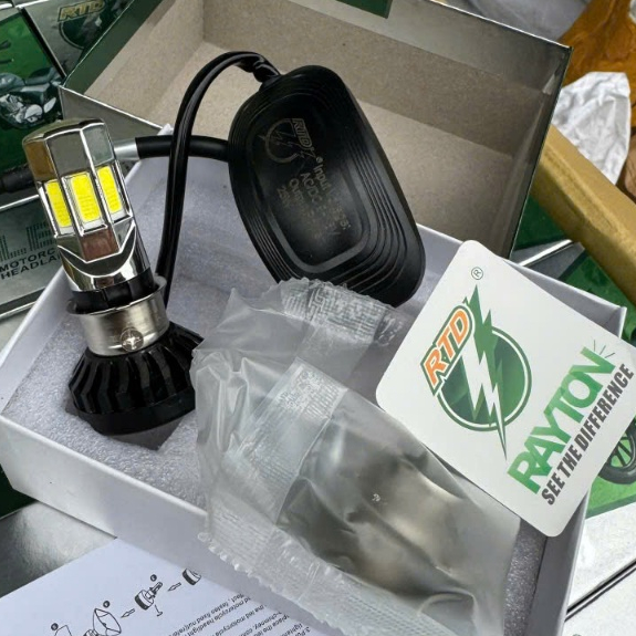 Đèn Pha Led 6 Tim RTD 25w Chính Hãng Quạt Tản Nhiệt Bảo Hành 1 Năm Phụ ...