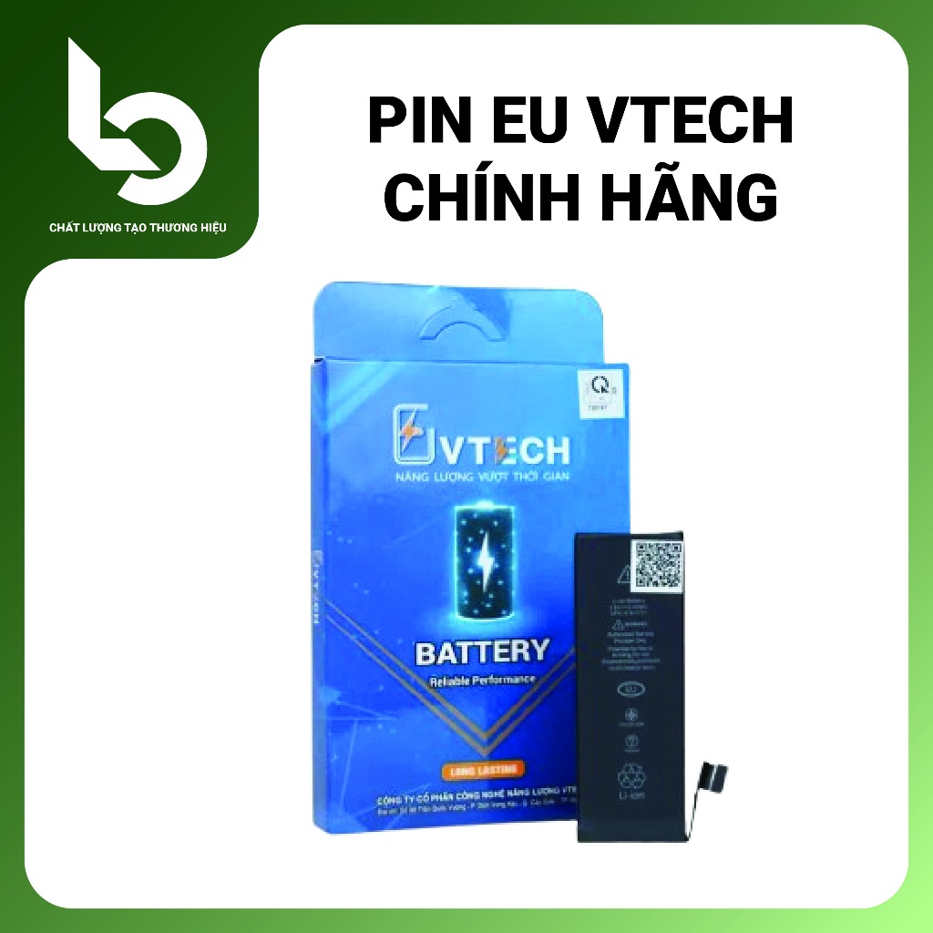 PIN EU VTECH Chính Hãng, Đạt Chuẩn Châu Âu, Kích Hoạt Bảo Hành Bằng QR ...