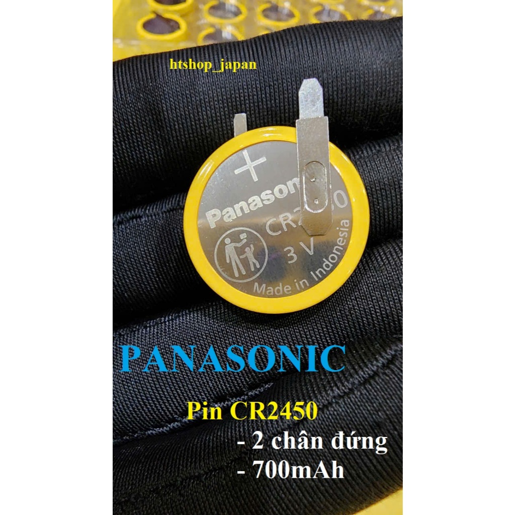 Pin Panasonic CR2450, 3V 700mAh_Pin nồi cơm (2 chân đứng) | Shopee Việt Nam