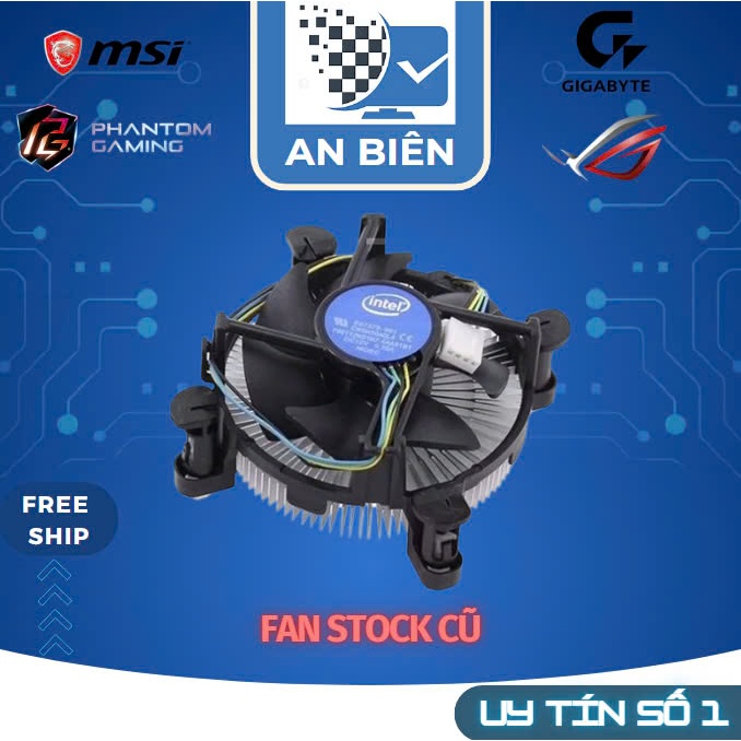 FAN Tản Nhiệt CPU Intel zin nhôm (Socket 1155-1150-1151) | Shopee Việt Nam