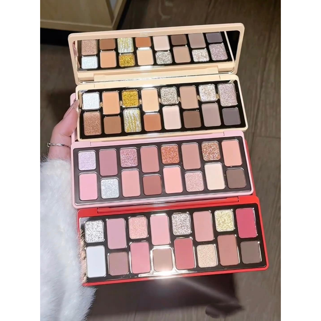 Bảng mắt Qian Yan 16 ô màu sắc siêu xinh | Shopee Việt Nam