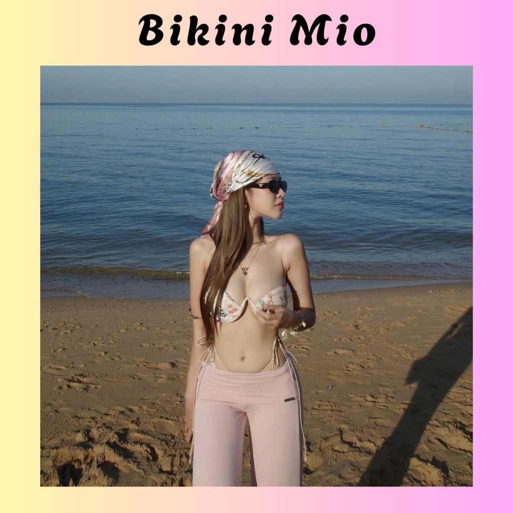 Bikini Mio Bikini 2 Mảnh Thiết Kế Cao Cấp Phối Gọng Tôn V1, QCCC Đẹp Chuẩn Hình | Shopee Việt Nam