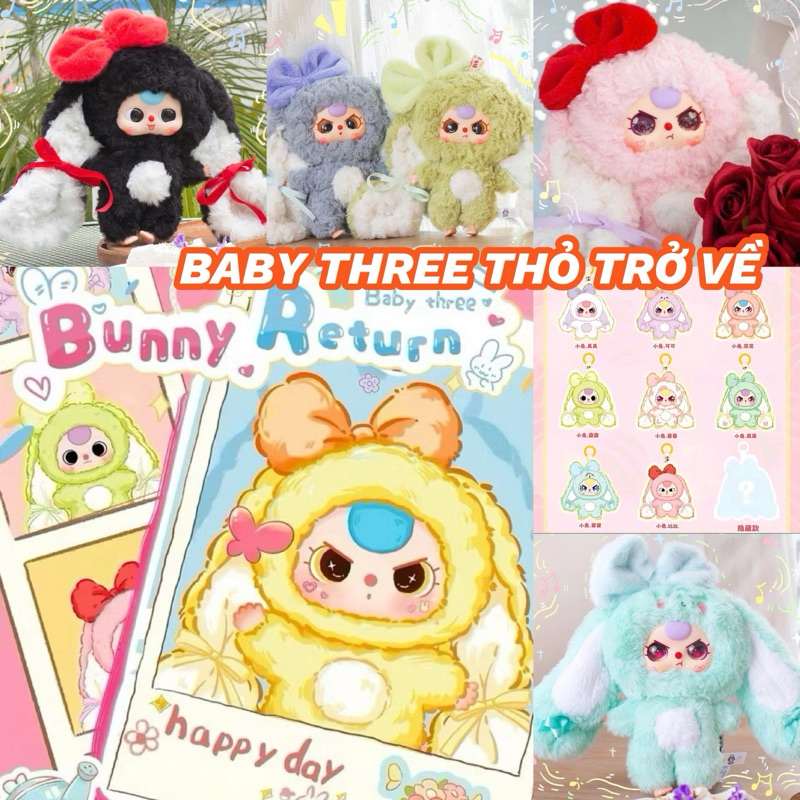 [Hàng Sẵn] Blindbox Baby Three Thỏ Trở Về - Hộp Mù Bé Ba Tuổi Chính ...