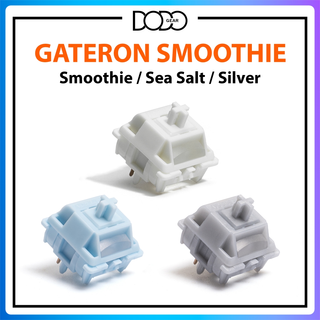 Switch Gateron Smoothie 5 PIN Linear 40g full POM công tắc bàn phím ...