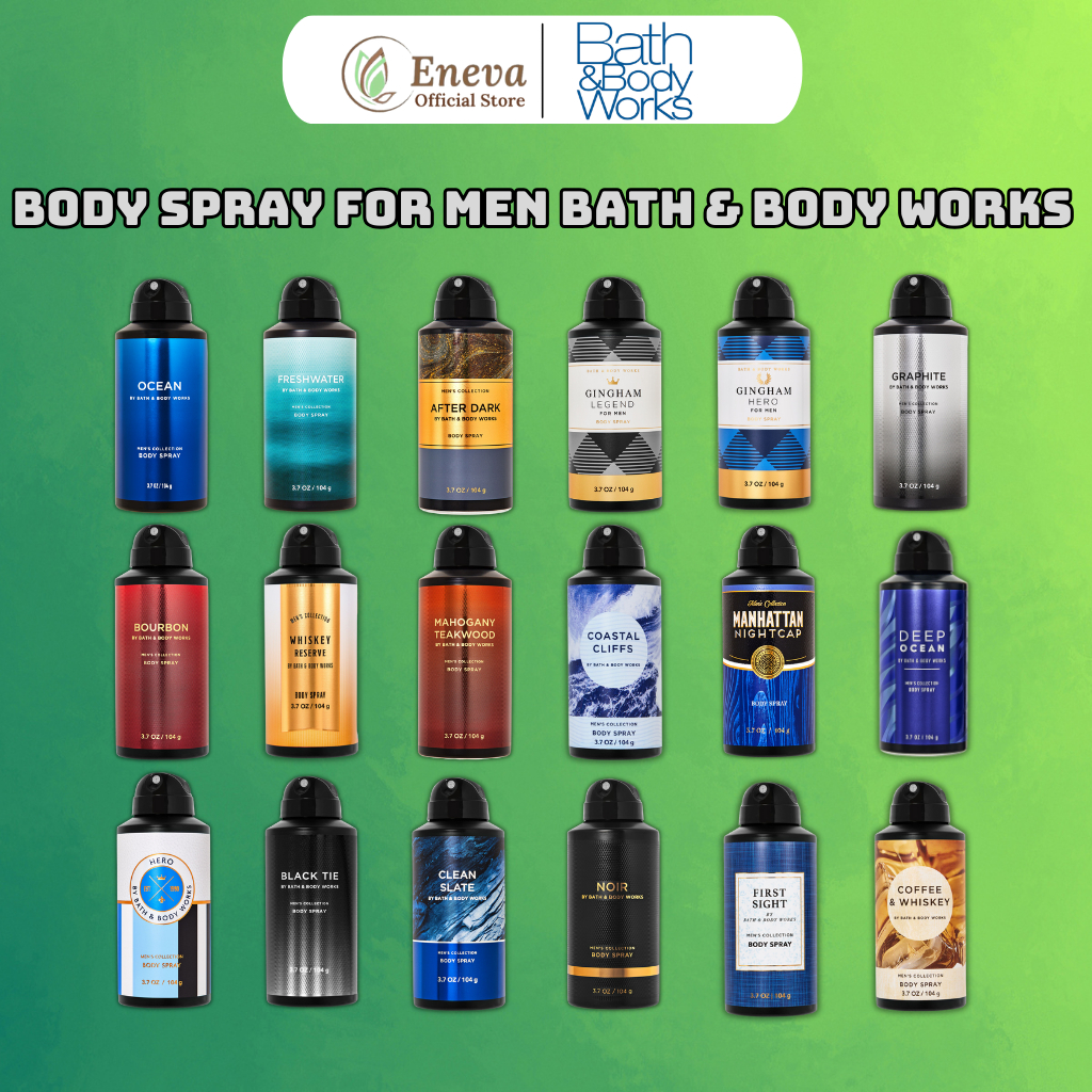 Xịt Khử Mùi Nam Bath and Body Works Chính Hãng 104g, Khử Mùi Bath and ...