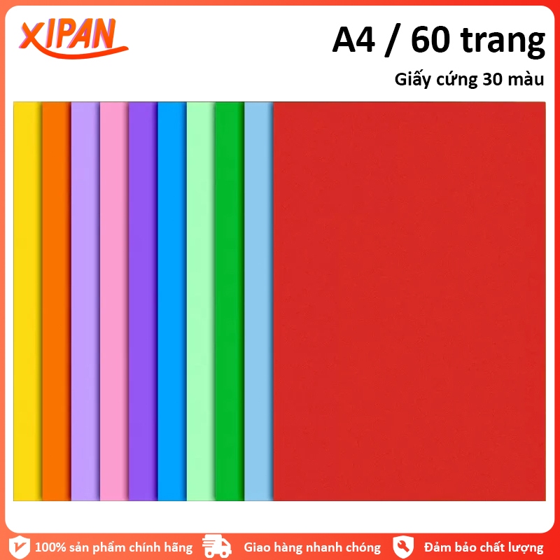 Giấy màu A4 định lượng 180gsm Giấy Bìa Cứng giấy gấp Origami giấy thủ ...