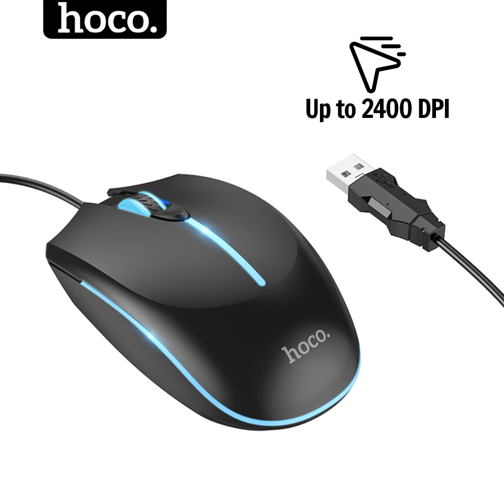 Chuột gaming Hoco Gaming mouse 2400 DPi độ chuẩn xác cao có dây giá rẻ ...