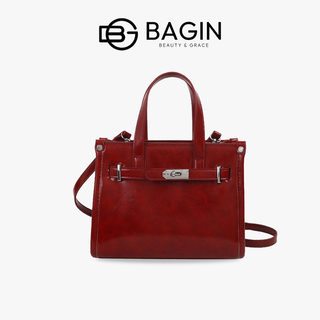Túi Xách Nữ Bagin Đeo Chéo Da PU Lì Cao Cấp Chống Nước Chống Trầy GY ...