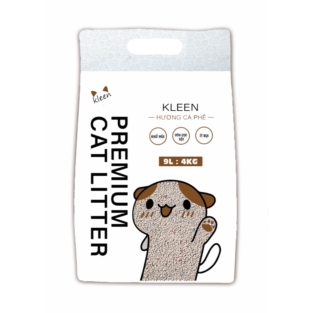 Cát Vệ Sinh Cho Mèo 9l-4kg Premium Cat Litter Kleen, Cát Mèo Vệ Sinh ...