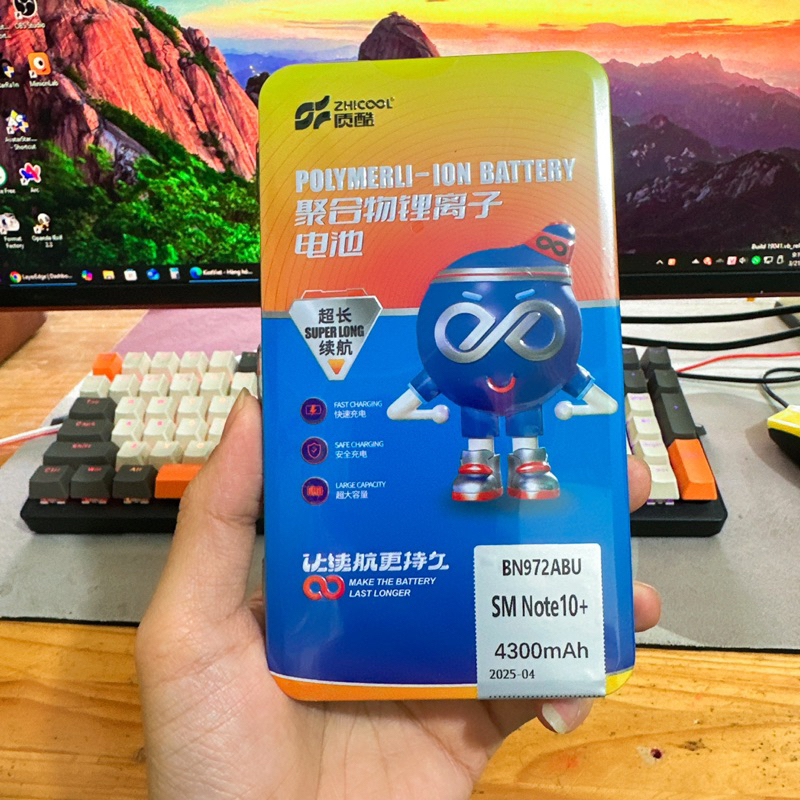 Pin Zhicool SamSung BN972 Note 10 Plus Bảo hành 1 năm | Shopee Việt Nam