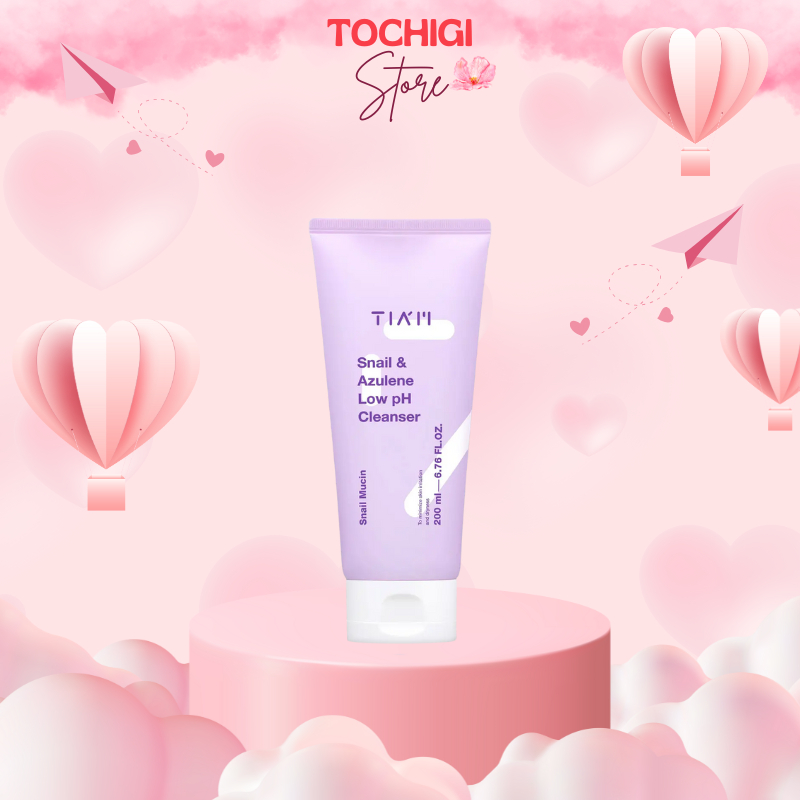 Sữa rửa mặt Tiam Snail & Azulene Low PH Cleanser 200ml | Shopee Việt Nam