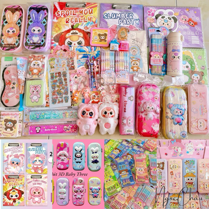 Đồ Dùng Học Tập Baby Three, Phụ Kiện Quà Tặng Xinh Hình Baby Three ...