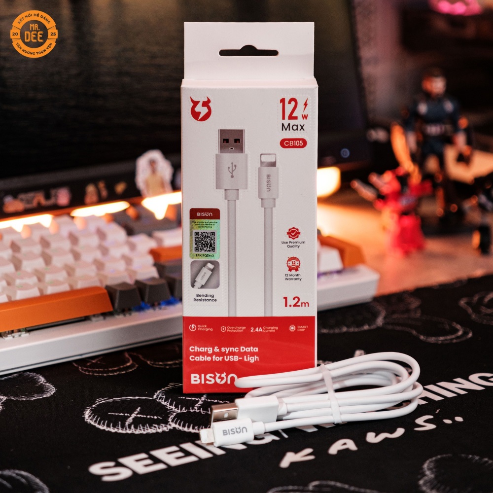 Cáp Sạc BISON Chính Hãng USB-L / USB-C / USB-Micro 1.2m | Shopee Việt Nam