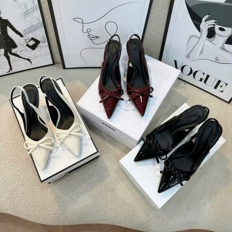 giày cao gót nữ mẫu hotrend chất da bóng êm mềm gót 7/9 cm Mã TT24 | Shopee Việt Nam