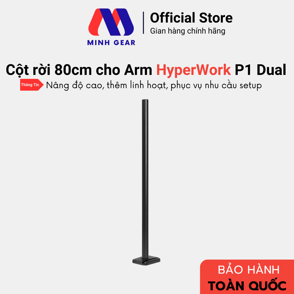 Cột rời 80cm dành cho Arm HyperWork P1 Dual - Hàng Chính Hãng | Shopee ...