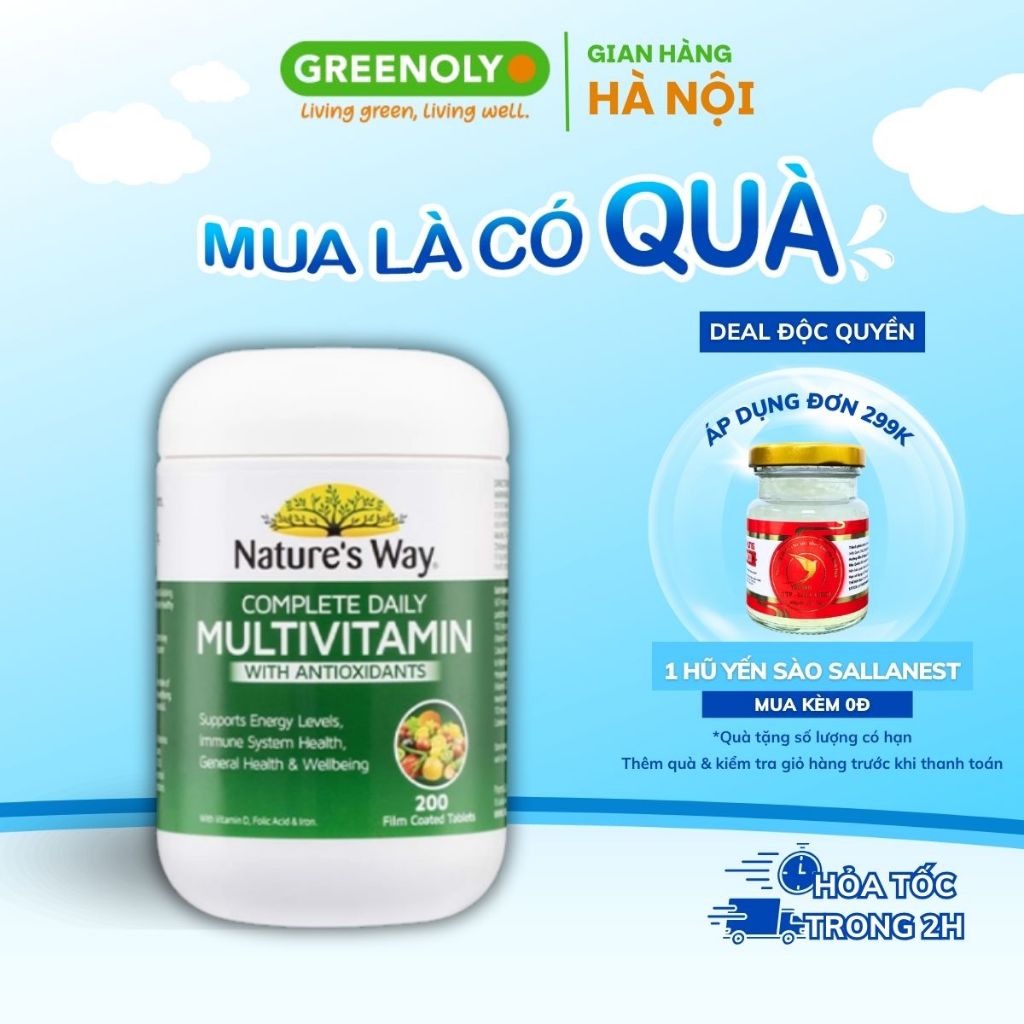 [Date 2027] Viên Uống Vitamin Tổng Hợp Nature’s Way Complete Daily ...
