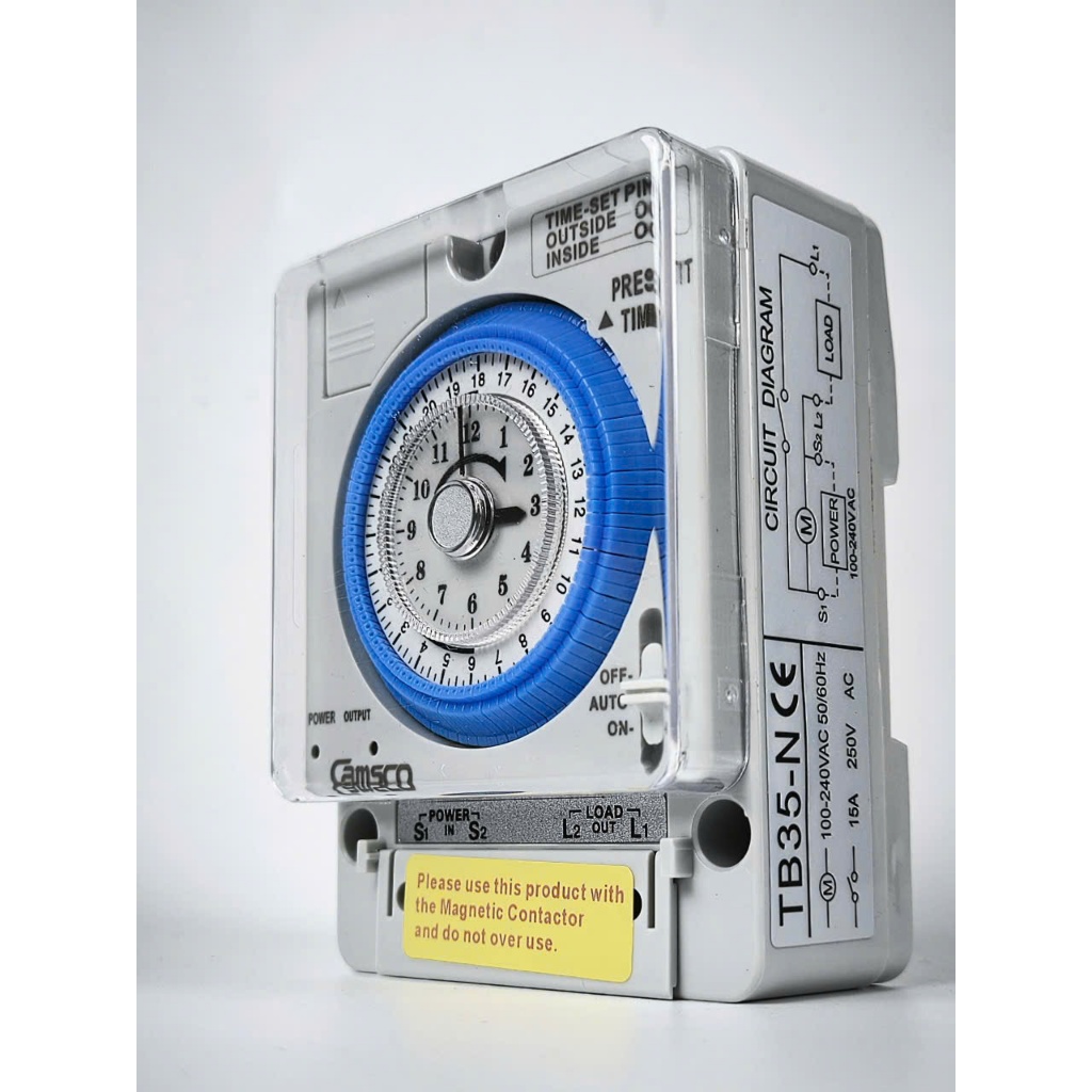CÔNG TẮC HẸN GIỜ CƠ TIMER 24H TIMER CAMSCO TB35N | Shopee Việt Nam