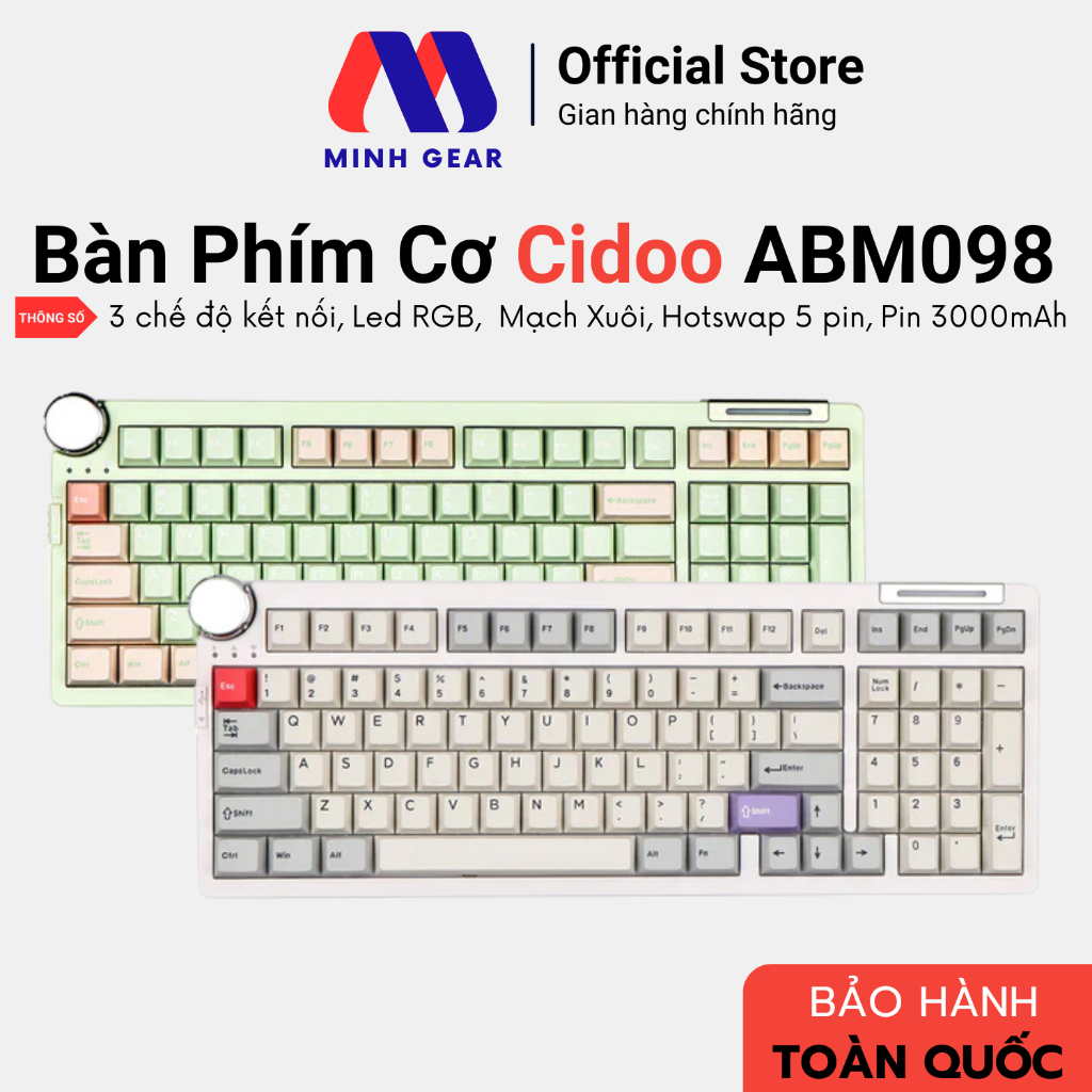 Bàn Phím Cơ Cidoo ABM098 - Hàng Chính Hãng | Shopee Việt Nam