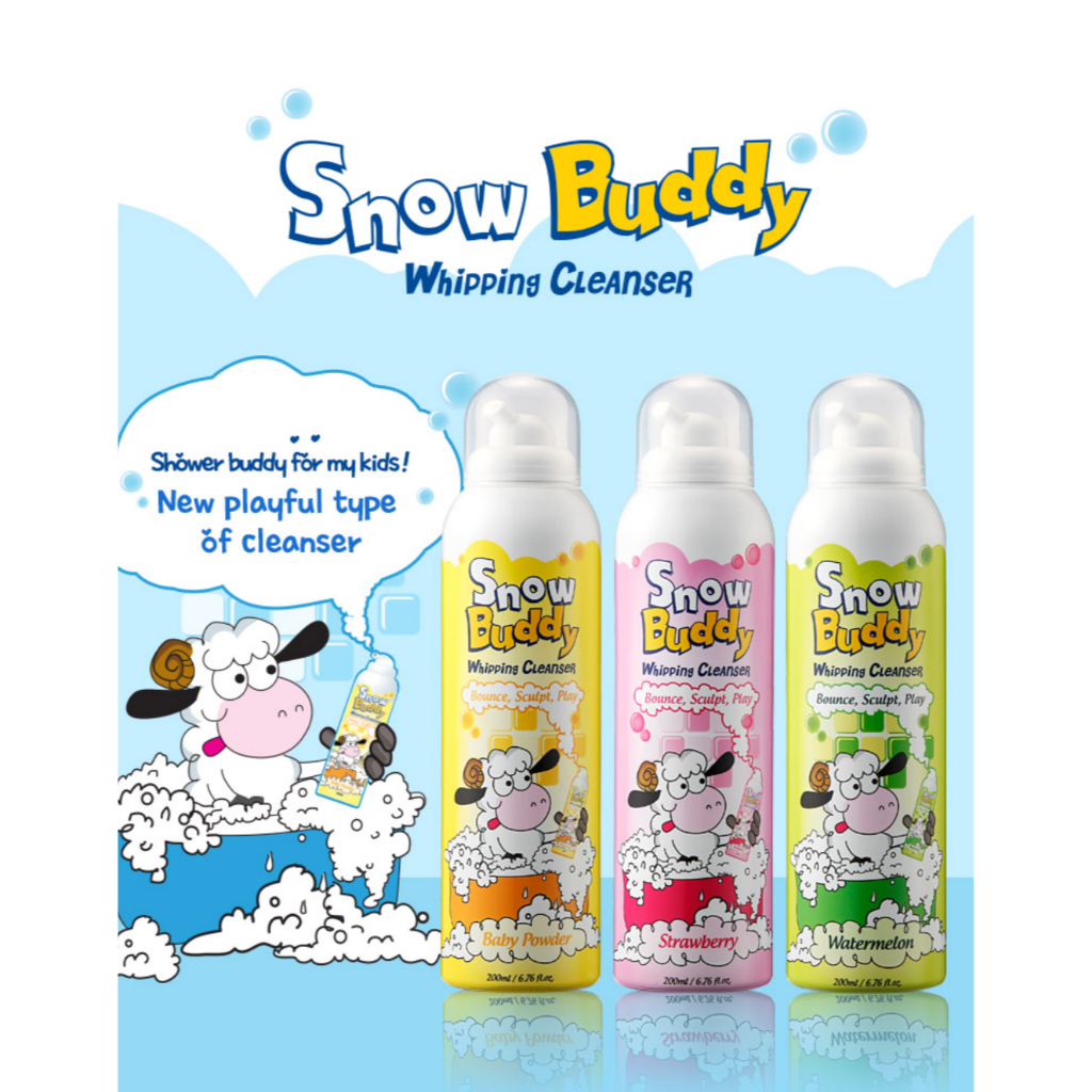 Sữa tắm tạo bọt cho bé Snow Buddy Whipping Cleanser(200ml) | Shopee ...