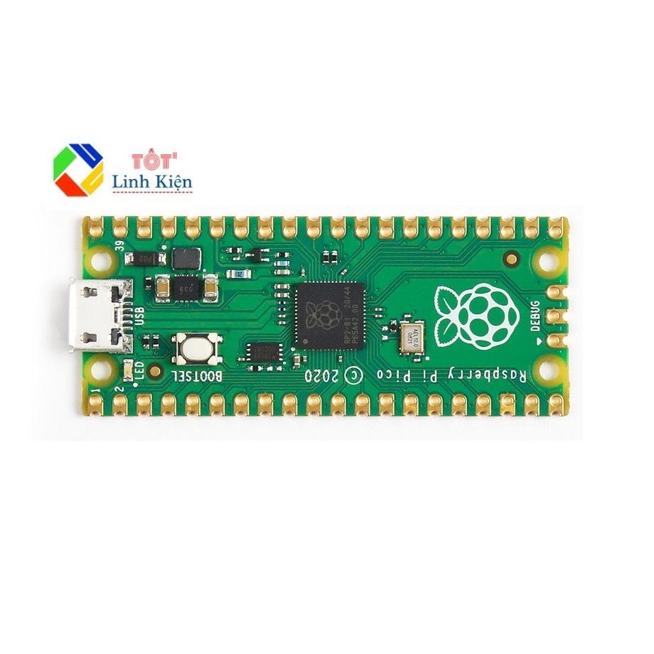 [Đã Ra Chân] Mạch vi điều khiển Raspberry Pi Pico RP2040 Lõi Kép ...